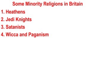 Religion and family life in britain | PPT