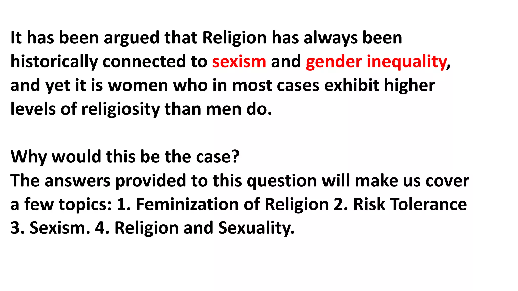 Religion and gender.pptx
