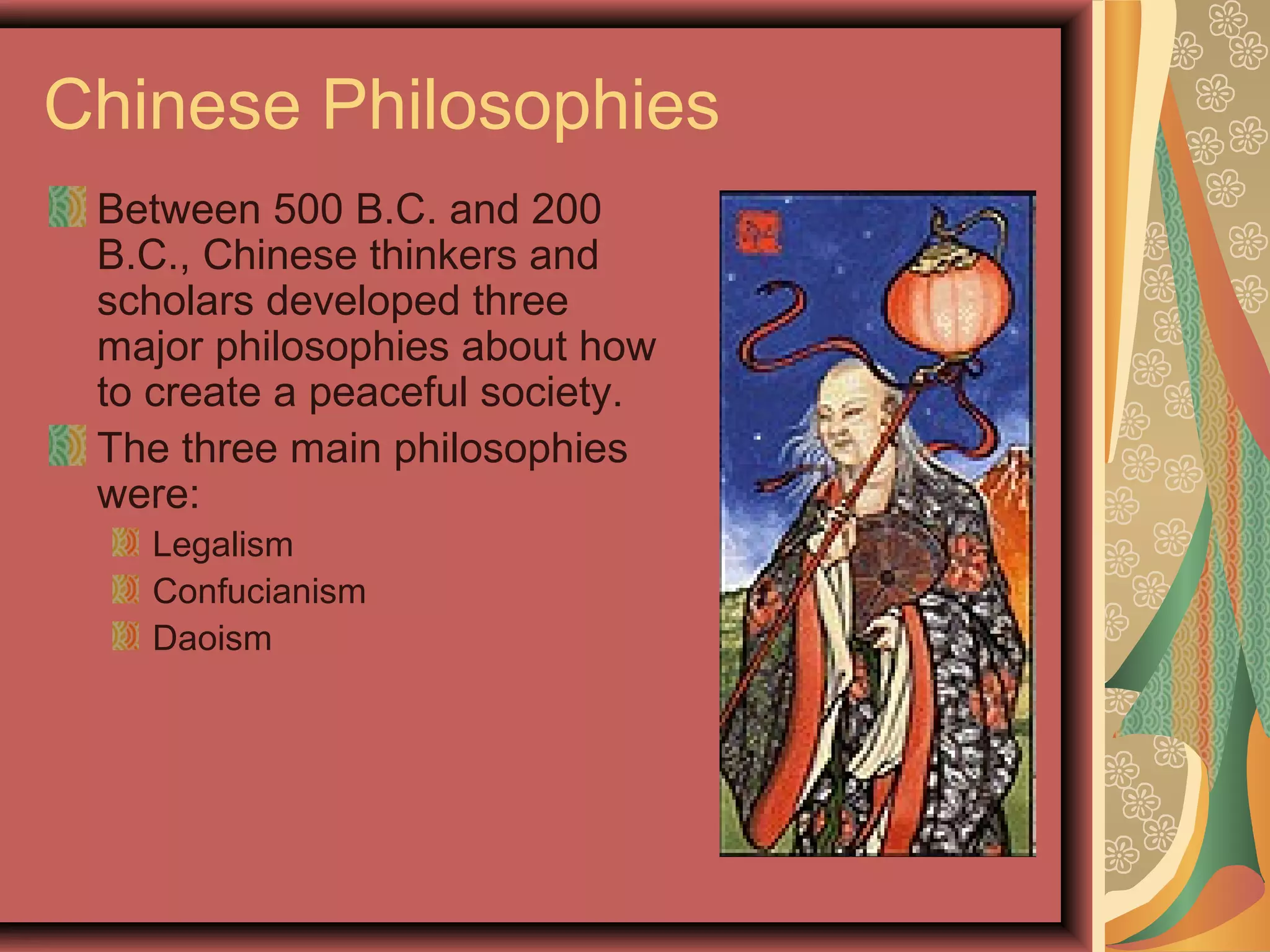 Religion and philosophy in ancient china | PPT