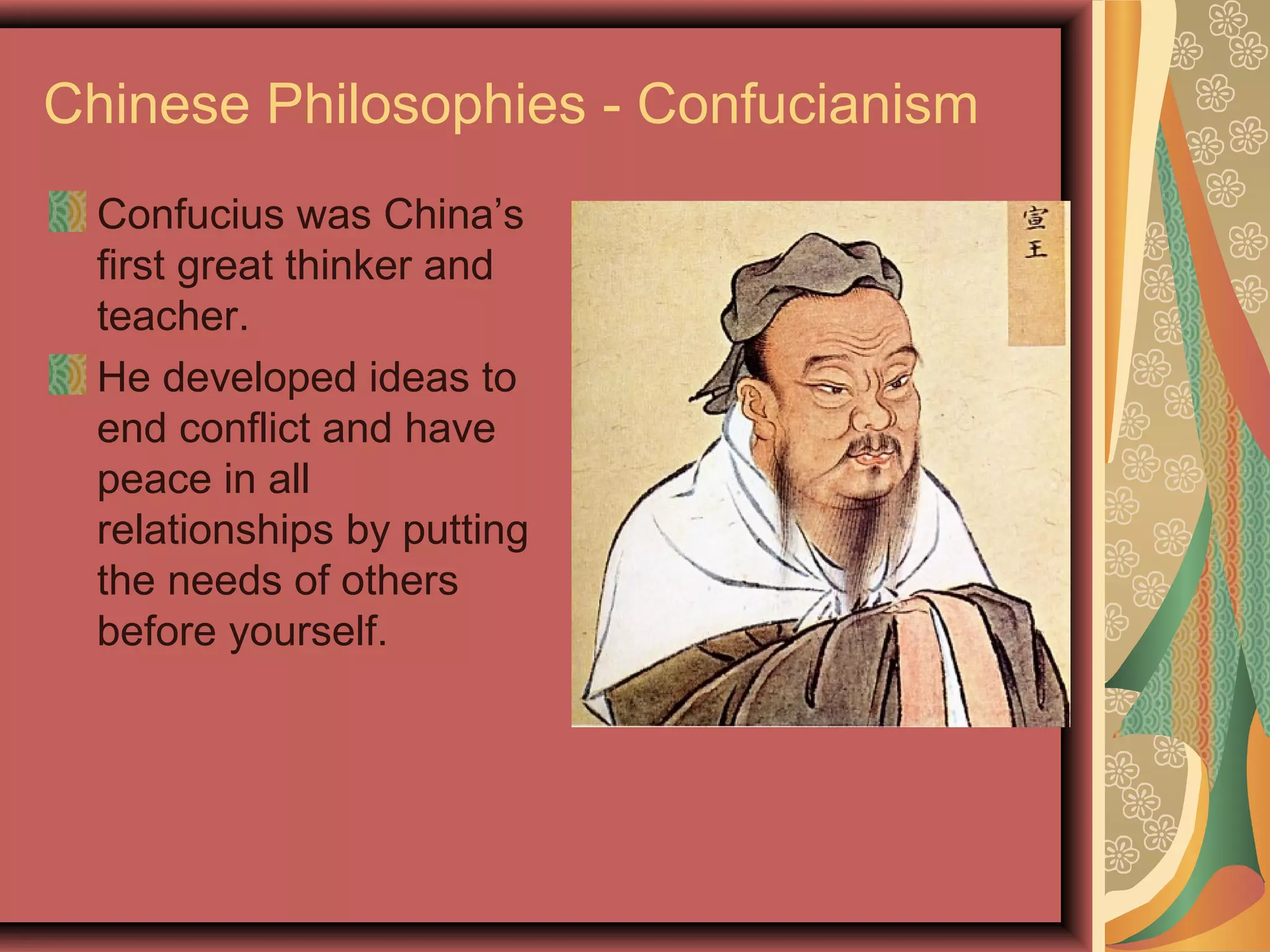 Religion and philosophy in ancient china | PPT