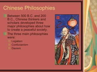 Religion and philosophy in ancient china | PPT