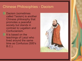 Religion and philosophy in ancient china | PPT