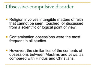 Religion and psychopathology | PPT