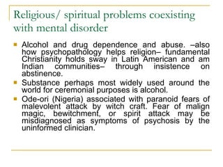 Religion and psychopathology | PPT
