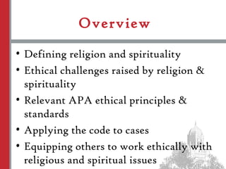 Ethics, Religion and Spirituality | PPT