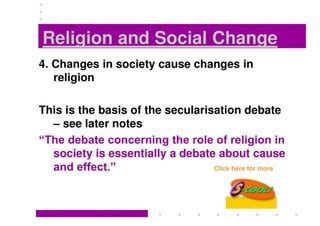 Religion And Social Change | PDF