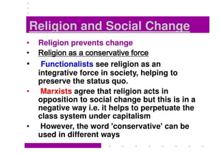 Religion And Social Change | PDF