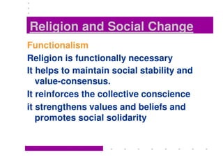 Religion And Social Change | PDF