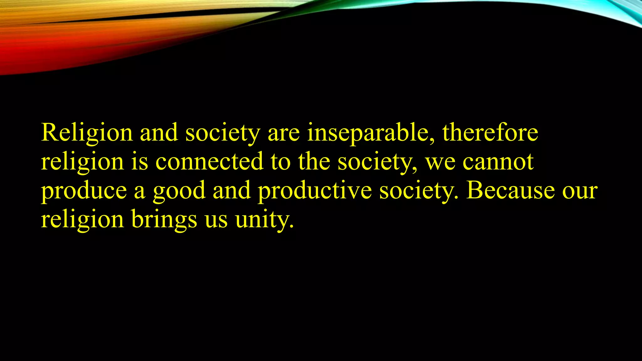Religion and Society | PPTX