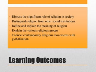 Religion and Society | PPTX