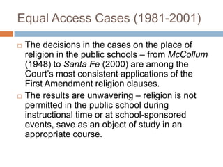 Religion and the american constitutional experiment ch8 | PPT