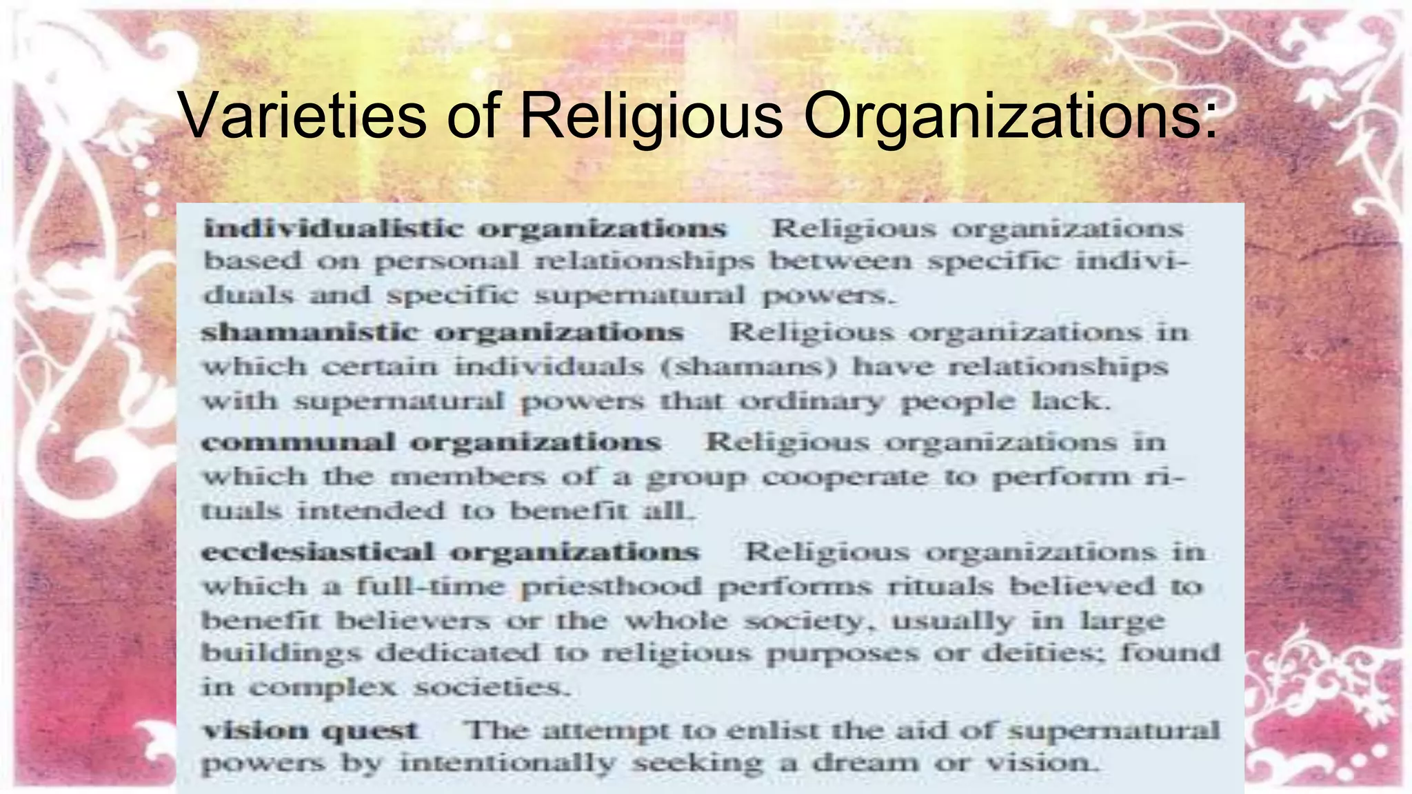 Religion and world view | PPTX