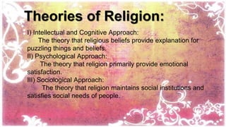 Religion and world view | PPTX