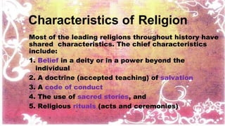 Religion and world view | PPTX