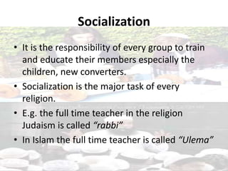 Religion as a group phenomenon | PPTX