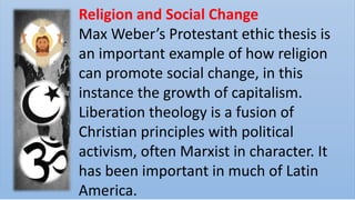 Religion as a social institution (educ) | PPTX