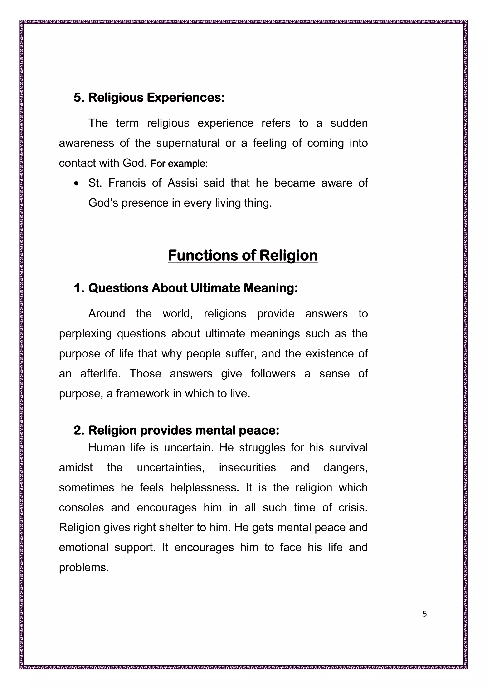 Religion as institution | DOCX