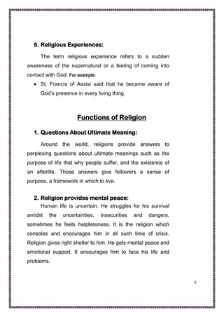 Religion as institution | DOCX
