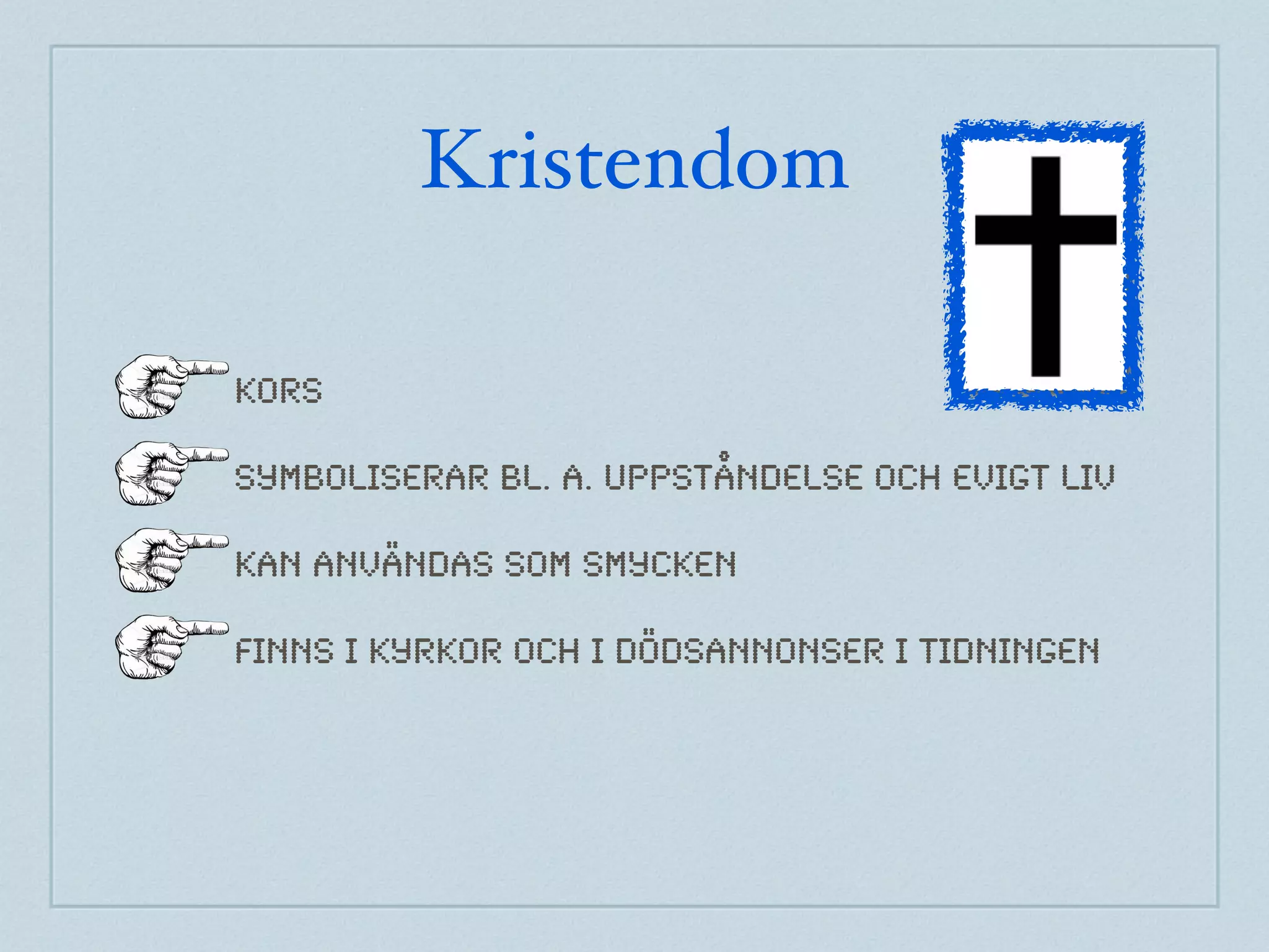 Religionernas symboler 1 | KEY