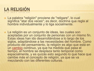 Religiones | PPTX