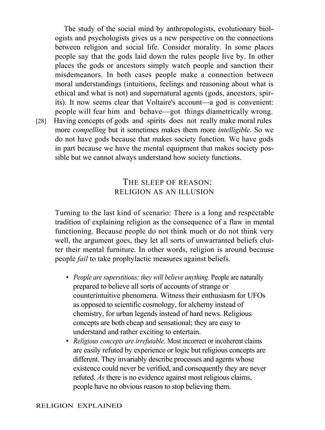Religion explained (boyer 2001) ----- complete book | PDF ...