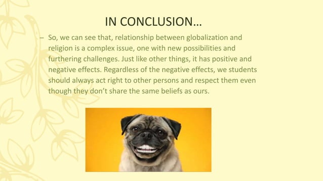 Religion: For or Against Globalization | PPTX | Islam | Religion ...