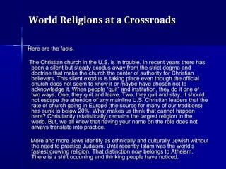 Religion for thinkers | PPT