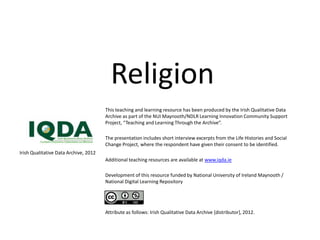 Religion | PPTX
