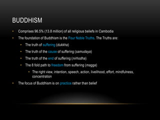 Religion in cambodia | PPTX | Islam | Religion & Spirituality