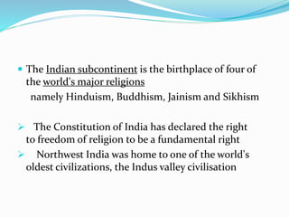 Religion in india | PPTX