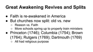 Religion in the colonies | PDF