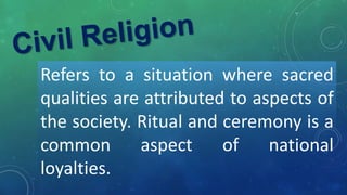 Religion in the contemporary world | PPTX