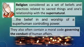 Religion in the contemporary world | PPTX