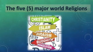 Religion in the contemporary world | PPTX