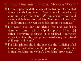 Religion in the Life of Lin Yutang | PPT