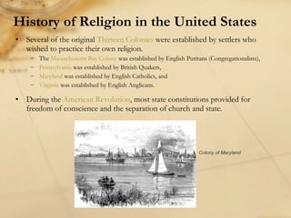 Religion in the us 2 | PPT