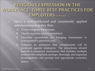 Religion in the workplace | PPT