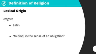 Religion Lesson 1 Pptx