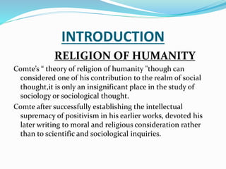 Religion of humanity | PPT