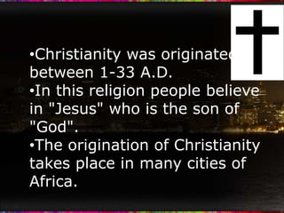 Religion presentation | PPTX