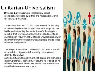 Unitarianiasm | PPTX | Christianity | Religion & Spirituality