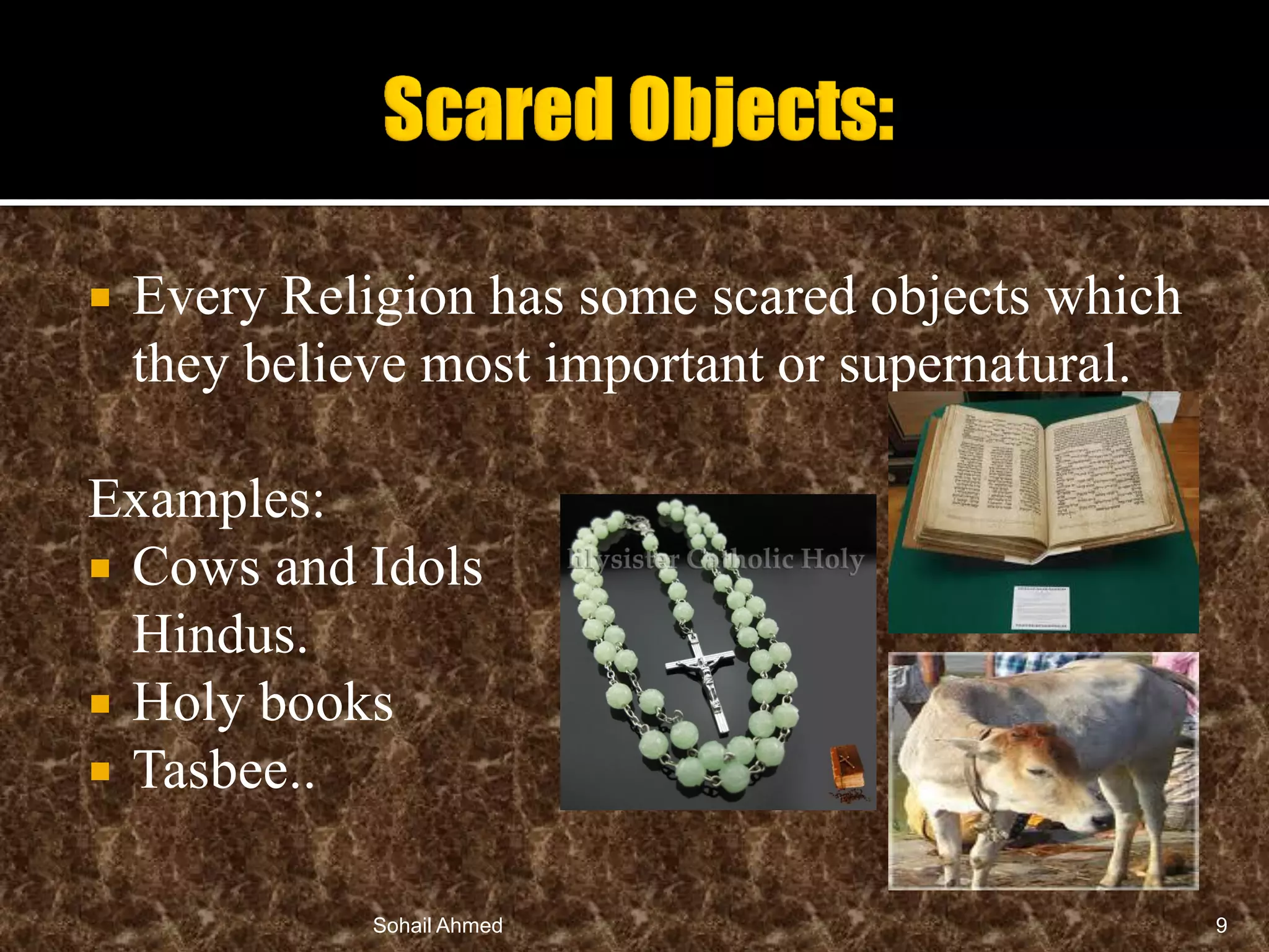 Religion presentation by Sohail Ahmed | PDF