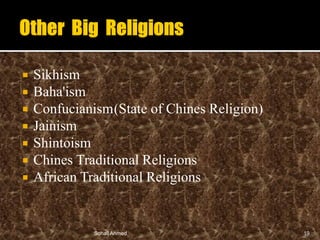 Religion presentation by Sohail Ahmed | PDF