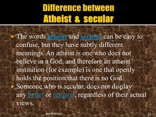 Religion presentation by Sohail Ahmed | PDF