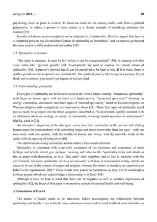 The Four Domains Model: Connecting Spirituality, Health and Well-Being ...