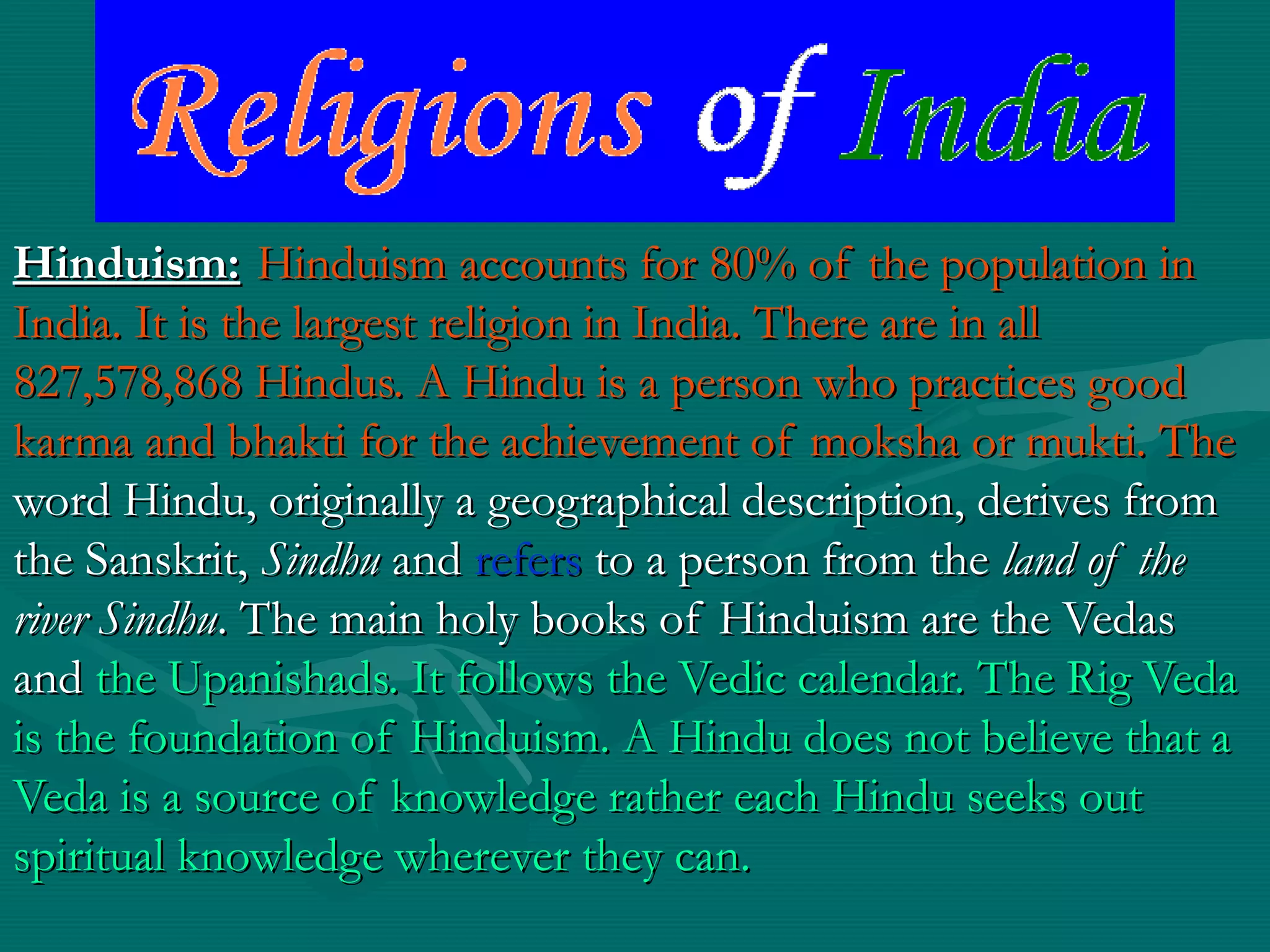 Religions of India | PPT