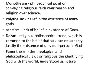 Religions and beliefs | PPT