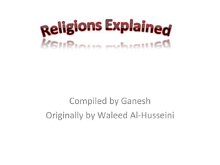 Religions explained | PPS