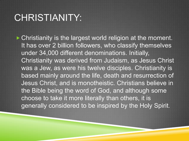 Religion slides | PPTX