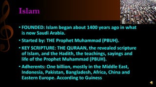 Religions of the world | PPSX